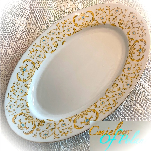CMIELOW of Poland | Dining | Vintage Cmielow Oval Serving Platter ...